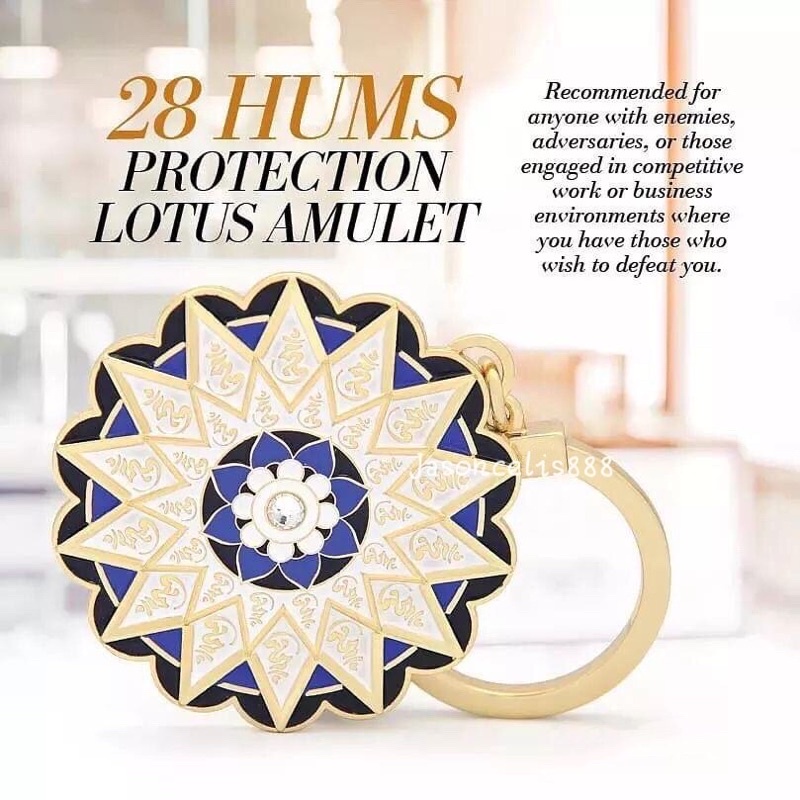 Fengshui 28 Hums Protection Lotus Amulet | Shopee Philippines