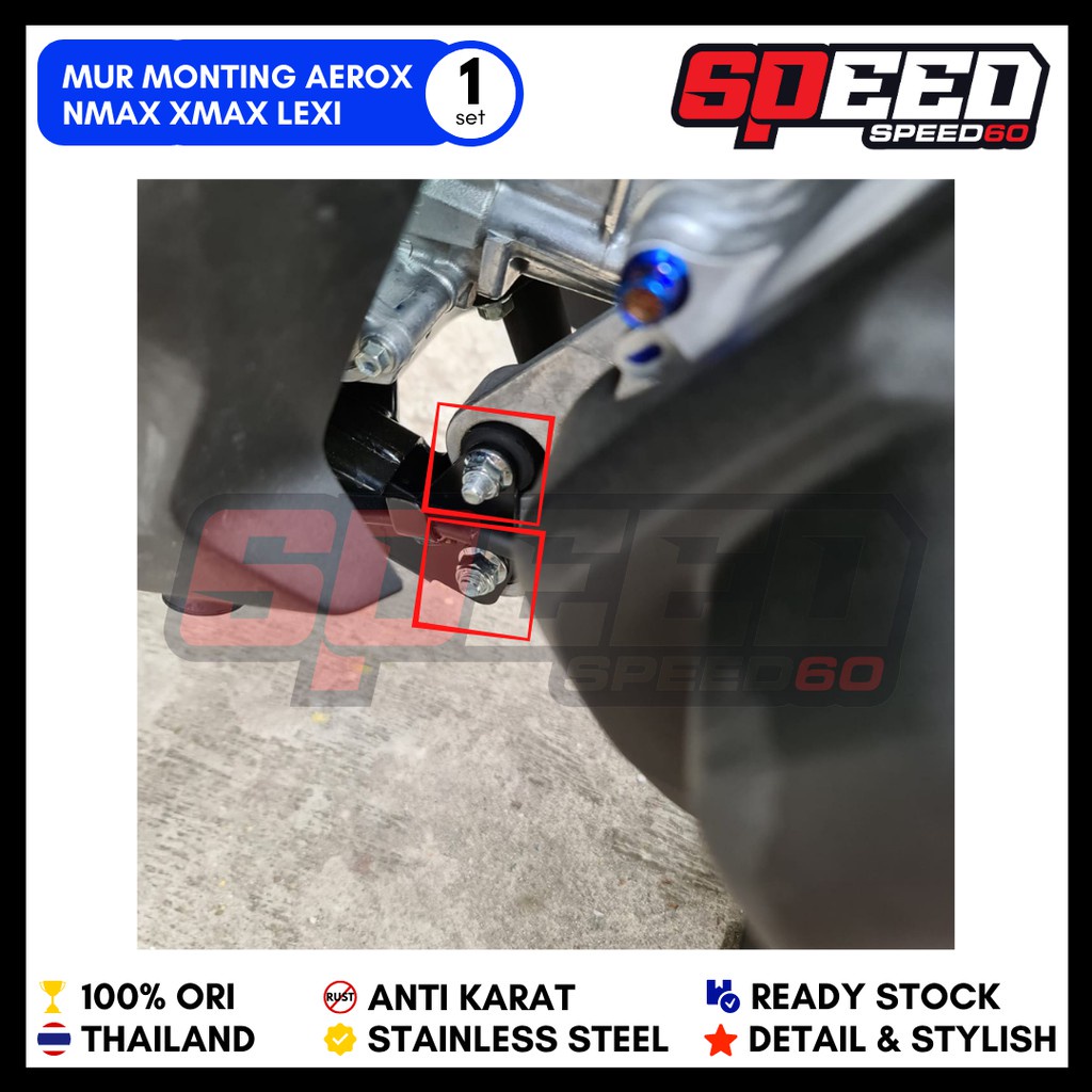 MESIN Yamaha Nmax Xmax Engine Nut Lexi Aerox Probolt Nut Thailand ...