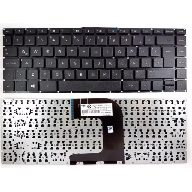 Laptop keyboard for HP 14-AC 14-AD 14-AF 14-AJ US black | Shopee ...