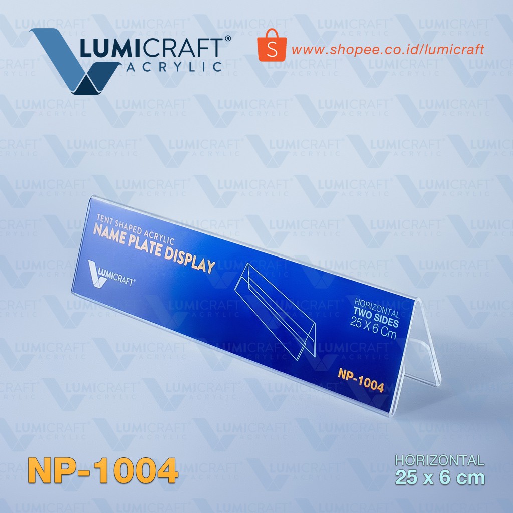 TENDA Acrylic Display Name model Tent/Acrylic Tent Card For Meeting Or ...