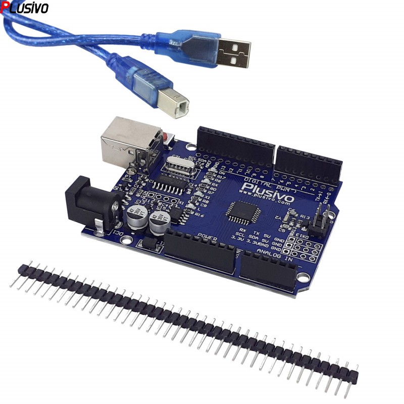 UNO R3 Development Board (ATmega328p and CH340) + 30cm Cable | Shopee ...