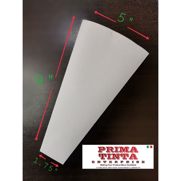 Shawarma Wrapper / Cone wrapper (Plastic coated inside) Plain white ...