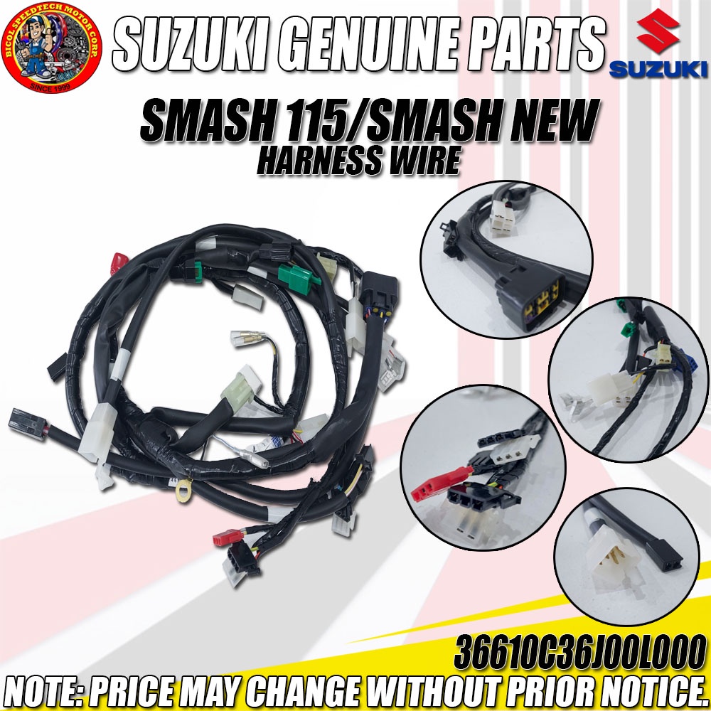 SMASH 115/SMASH NEW DRUM TYPE HARNESS WIRE (SGP) (GENUINE ...