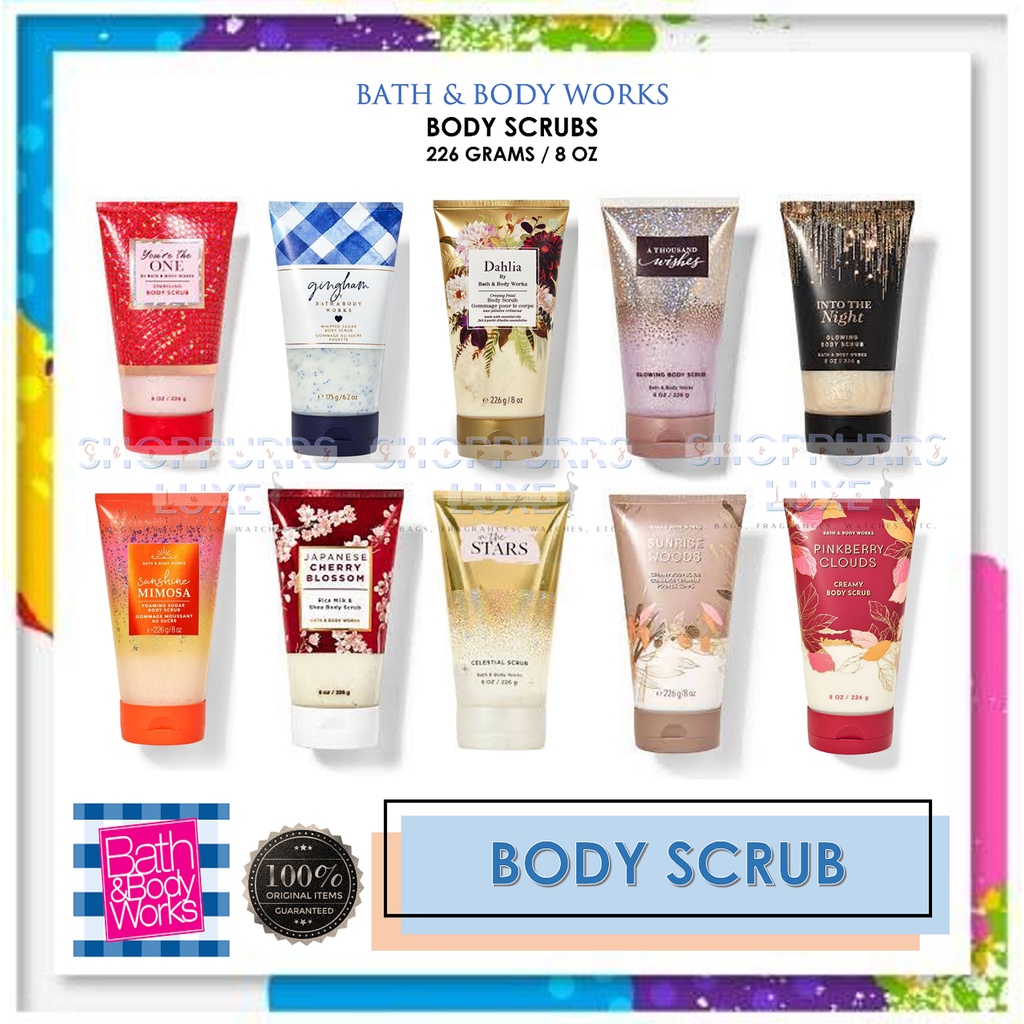 Original Bath & Body Works Body Scrubs 175g/226g | Shopee Philippines