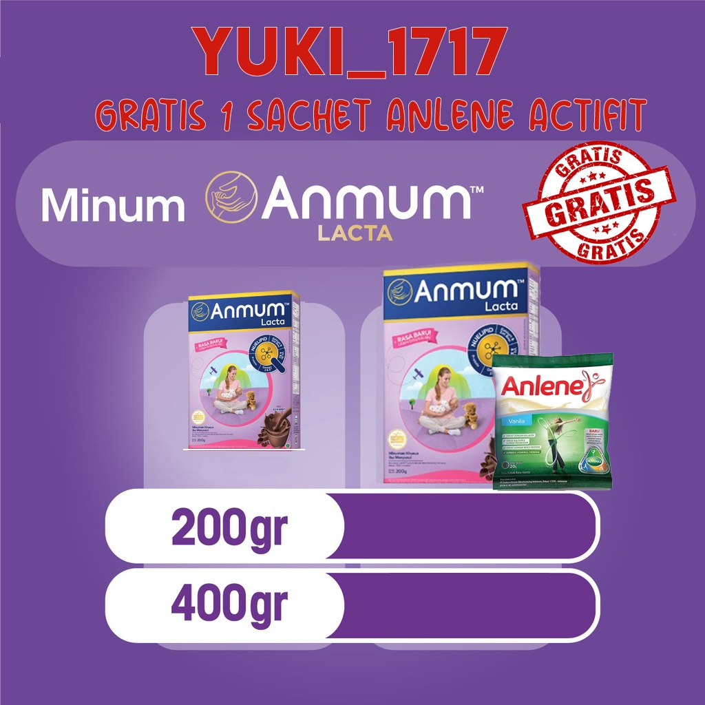 Anmum LACTA - Breastfeeding Mother's Milk 200 & 400 Grams | Shopee ...