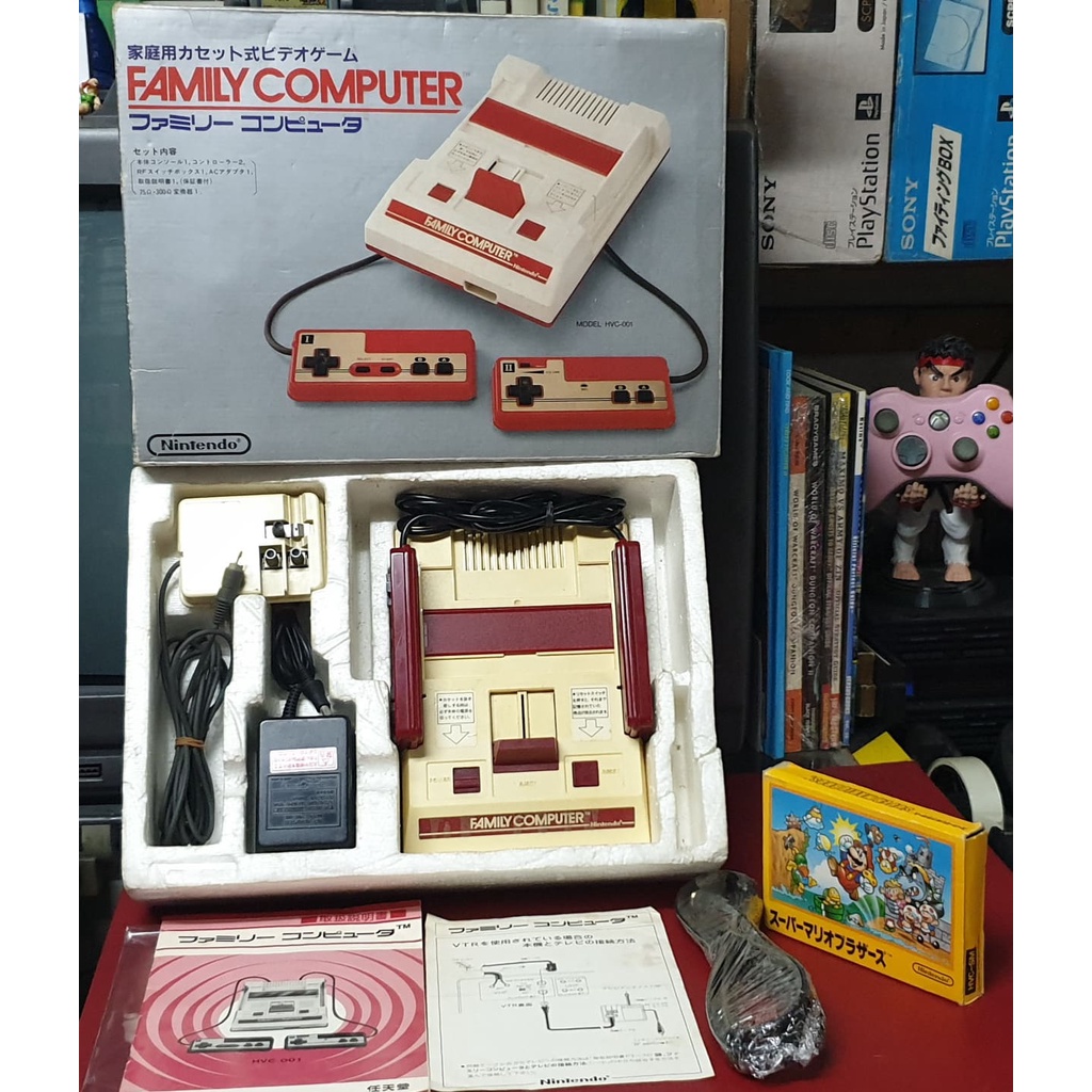 Rare Nintendo Family Computer Square Button First Run Complete with Box ...