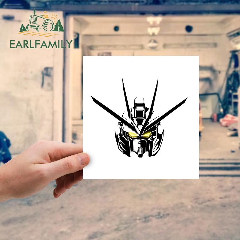 EARLFAMILY 13x9.8cm GUNDAM Car Sticker Accessories Helmet Motorcycle ...