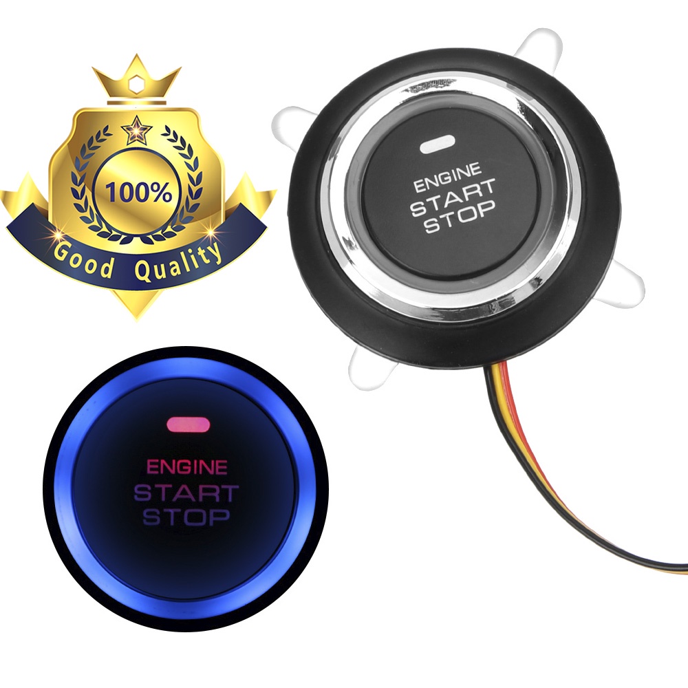Keyless Auto Car Engine Start Stop Push Button 12V Entry Ignition ...