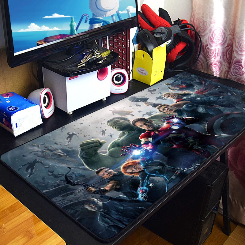 Marvel hero waterproof oversized thickened Thor mouse pad seaming steel ...