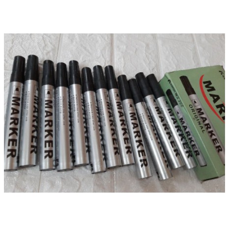 MS300 Permanent Marker Black Pentel Pen Marker School Supplies Bullet ...