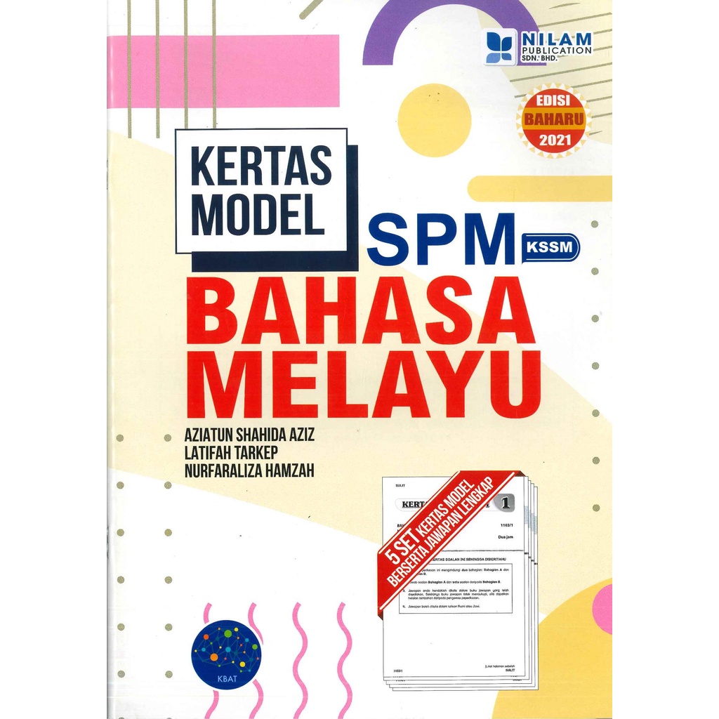 (Buddybookstore)SPM Kssm Nilam Paper Model (2021) | Shopee Philippines