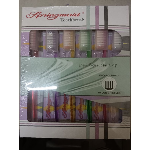 SPRINGMAID TOOTHBRUSH SOLD PER BOX | Shopee Philippines