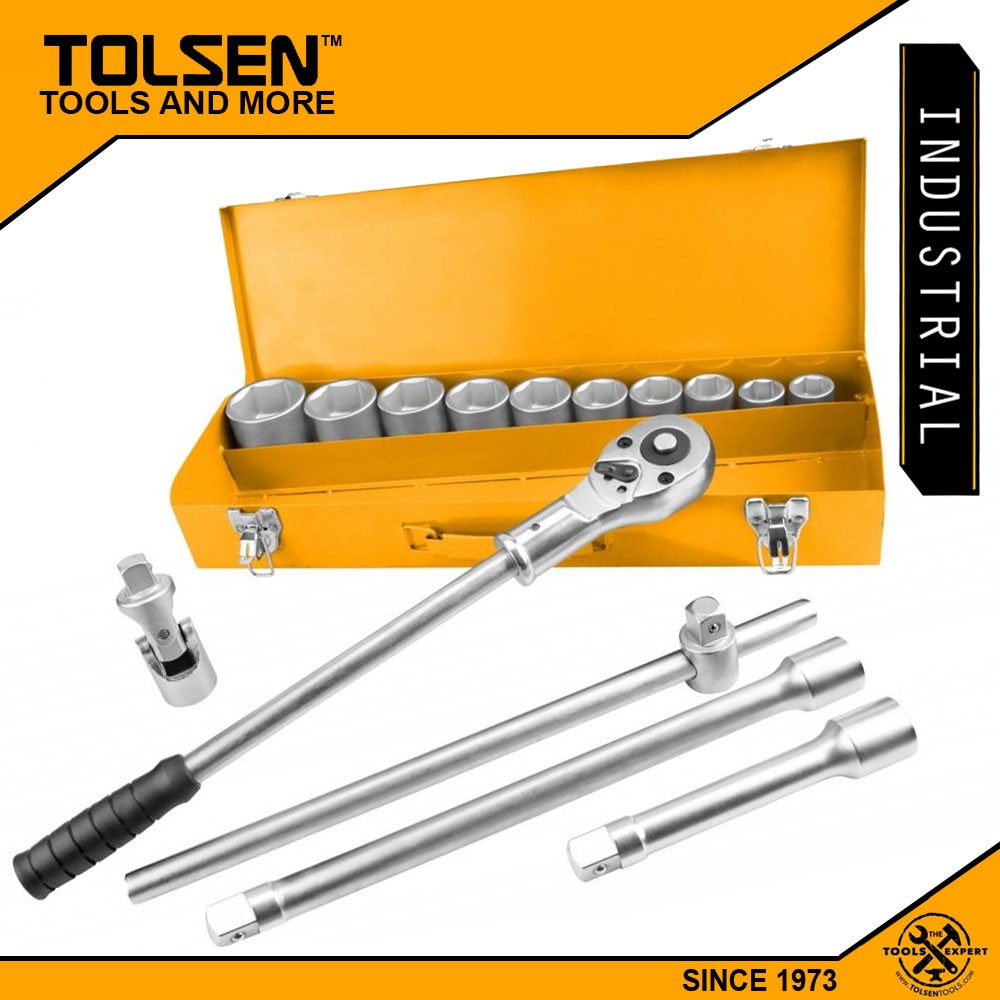 Tolsen Industrial 15pcs Socket Set (3/4") | Shopee Philippines