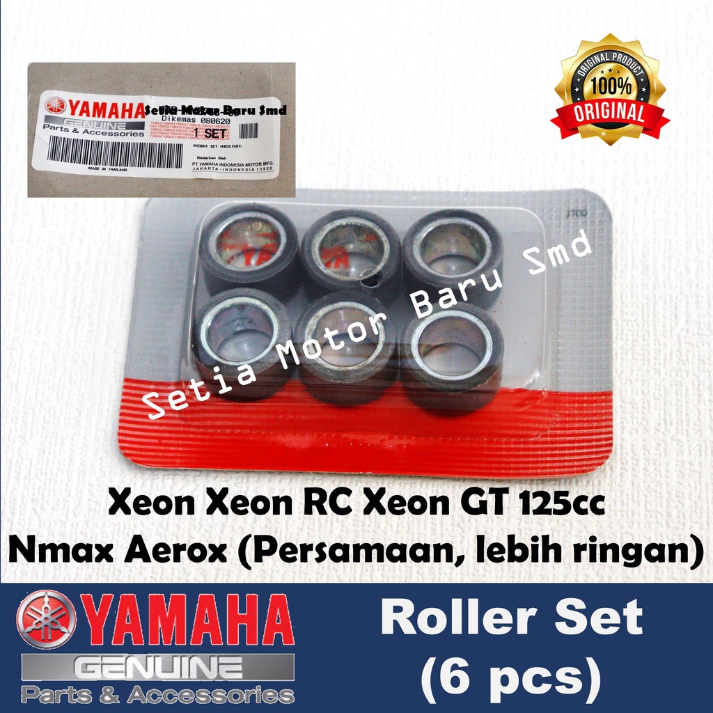 Roller Roler Kit Weight Xeon Rc Gt 125 Nmax Aerox Original Original ...