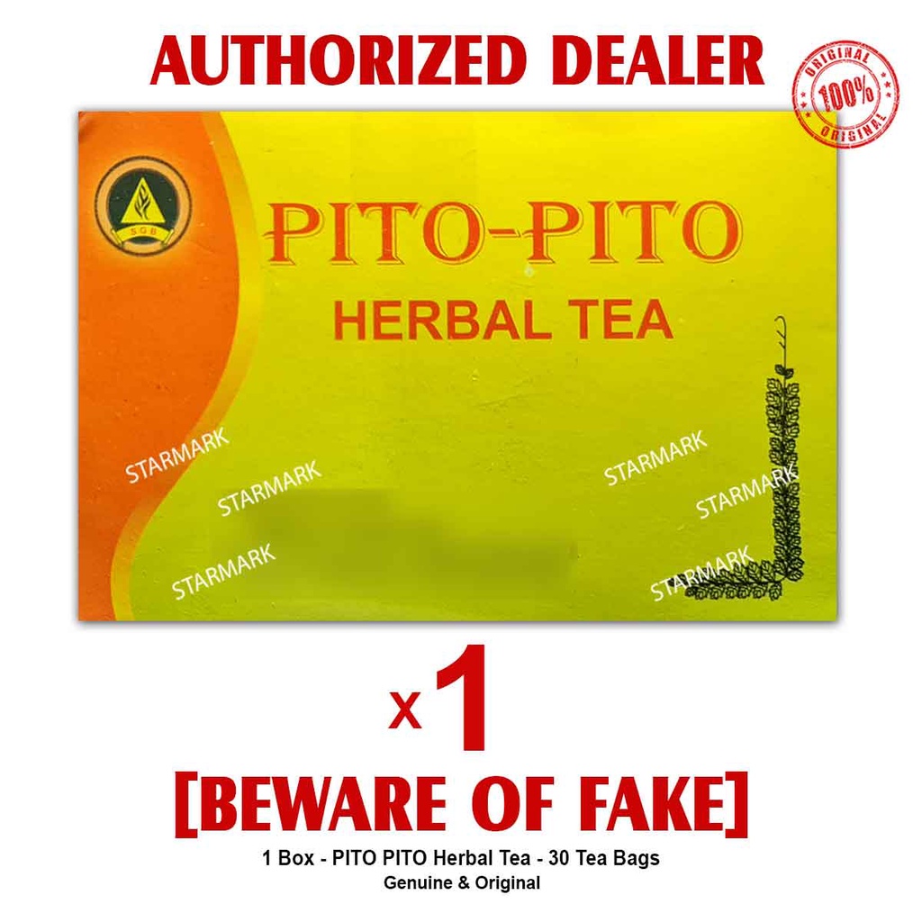 Pito Pito Tea PITO-PITO PitoPito Tea 30's Old Packaging, 20's New ...
