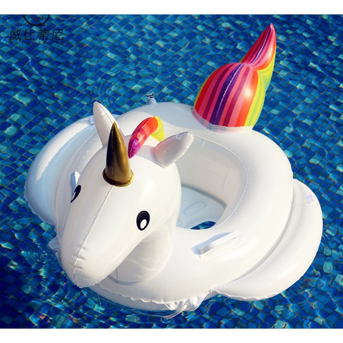 Unicorn Kids Floater Rainbow Unicorn Inflatable Floater Kids | Shopee ...