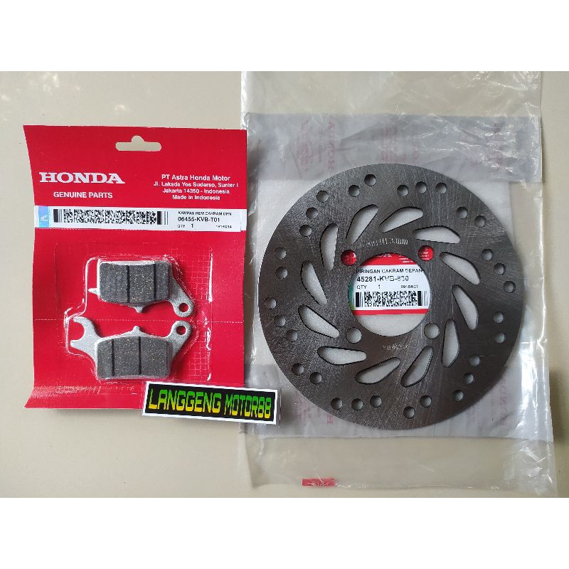 BEAT SCOOPY FRONT DISC PLATE / VARIO 110 / VARIO 125 ( KVB) | Shopee ...