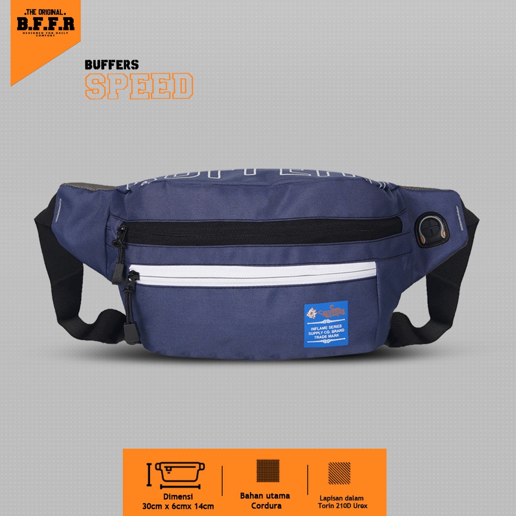 BUFFERS Speed - Waistbag Premium Waist Bag Men's Bag Men's Sling Bag ...