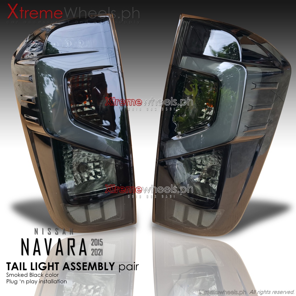 Navara NP300 VE VL EL 2015-2020 Smoke Type LED Light Tail Light ...