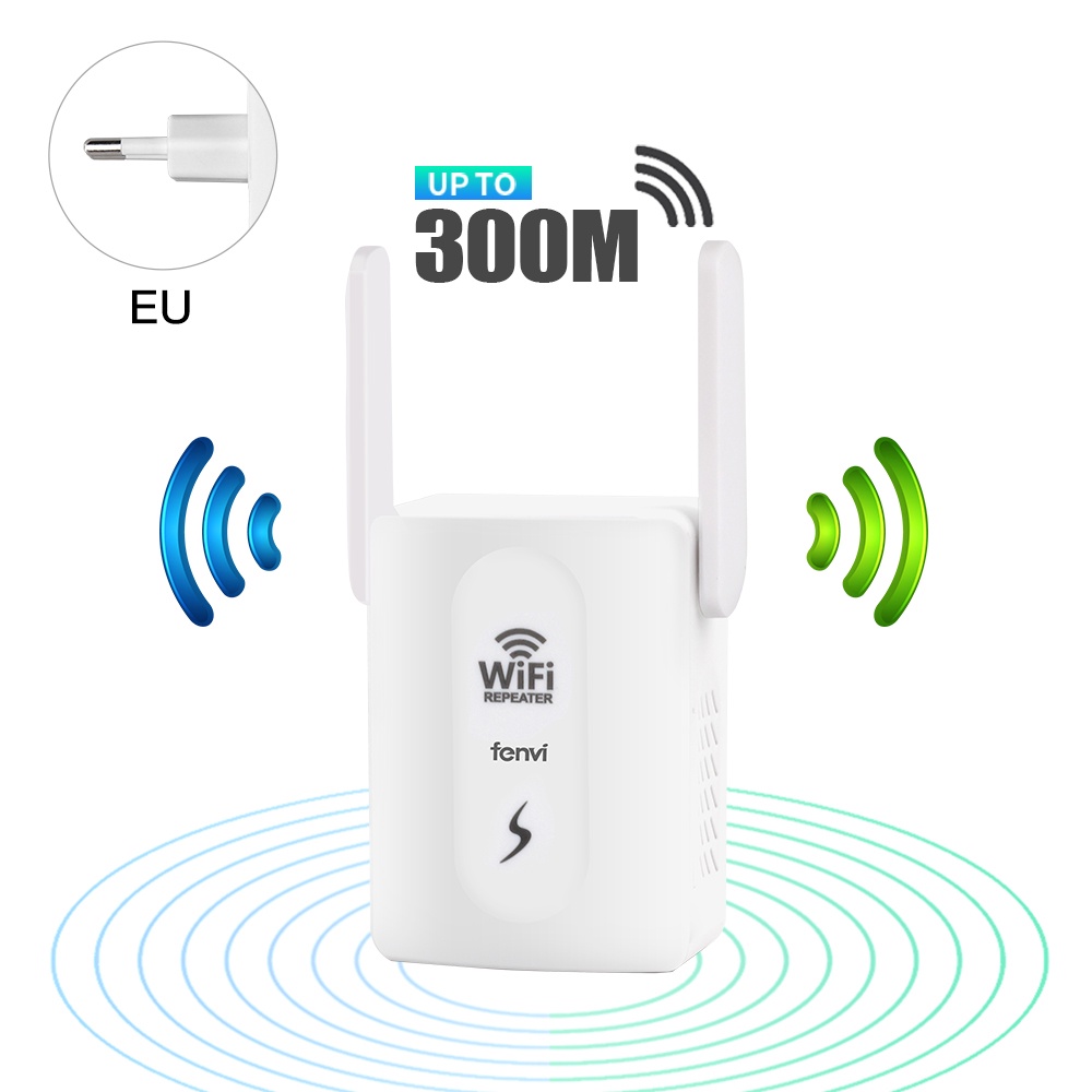 300Mbps Wireless WiFi Repeater Extender Dual Antenna Amplifier Long ...