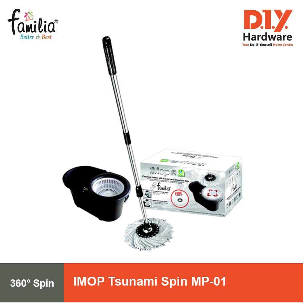 iMop 360 Tsunami Spin Mop Complete Set MP-01 | Shopee Philippines