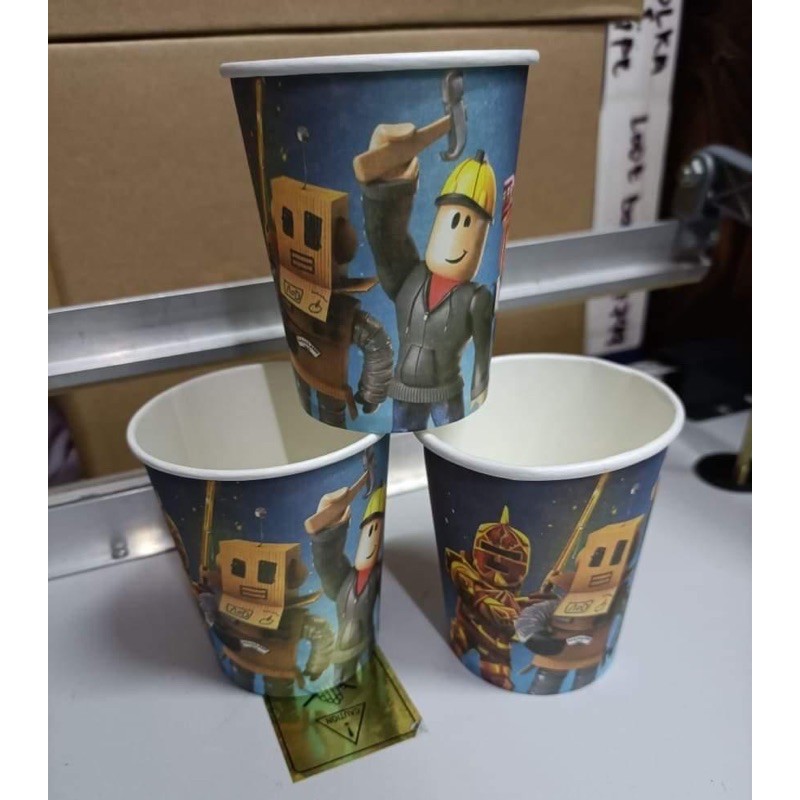 Roblox Roblocks Party Disposable Birthday cups (10pcs per pack ...