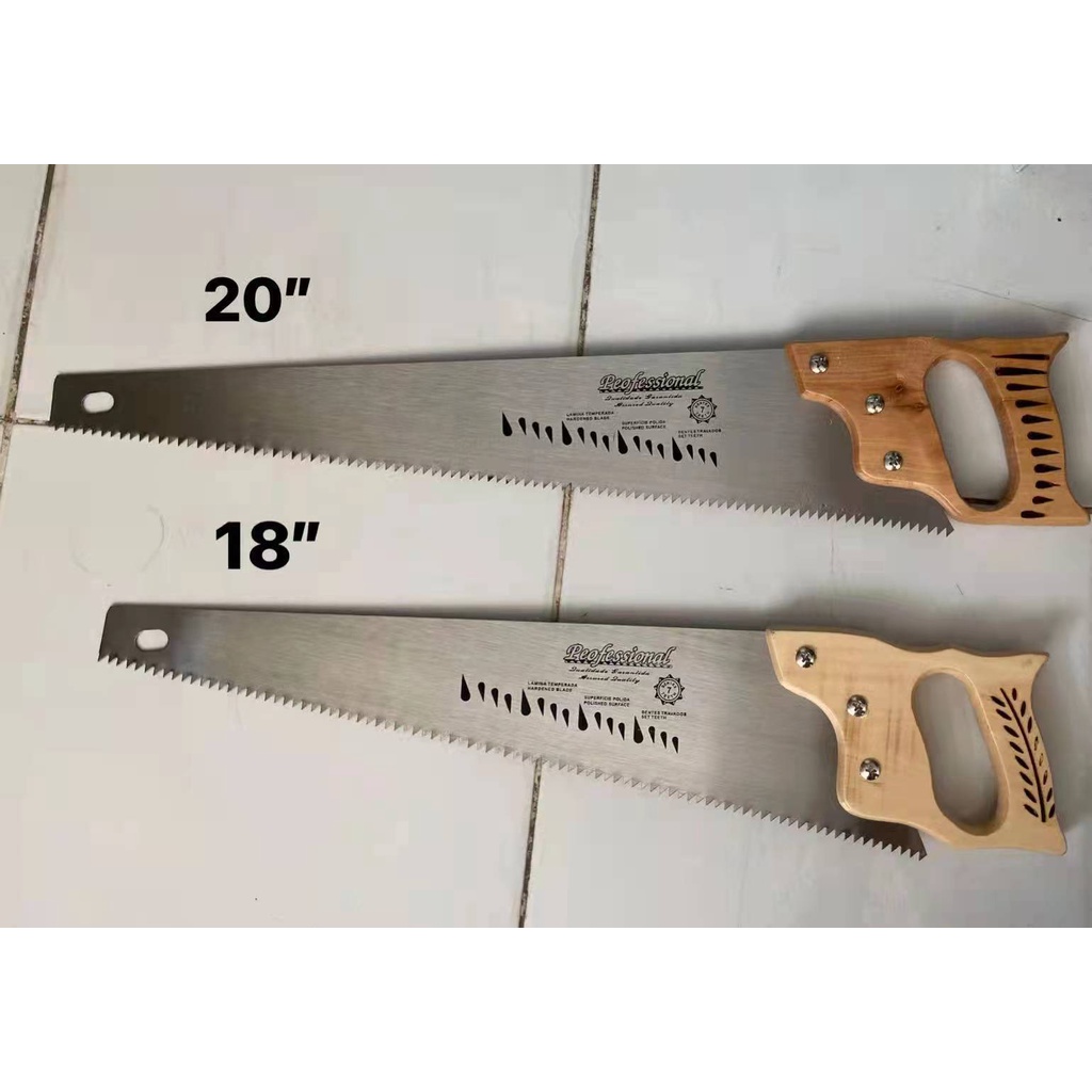 Hand Saw Wood Handle (18" , 20") | Shopee Philippines