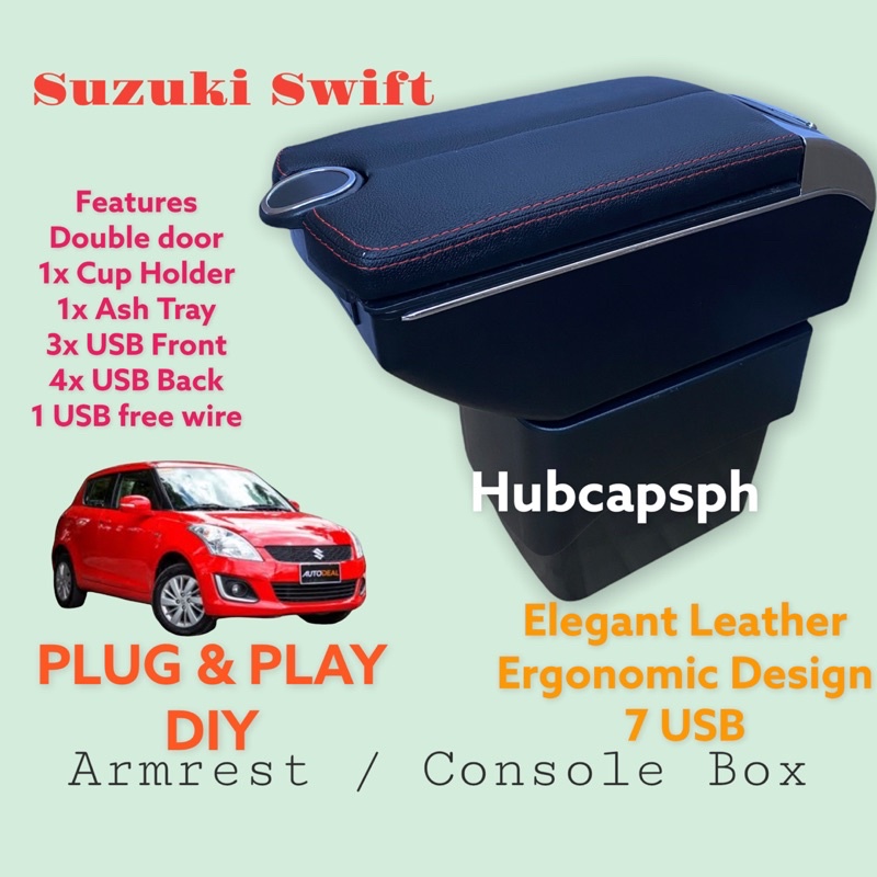 New Design Suzuki Swift Armrest Console box Compartment | Shopee ...