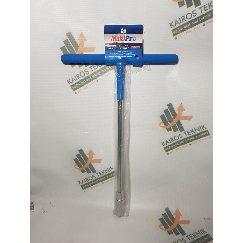 MULTIPRO T-TYPE LOCK SOCKET DIPPED HANDLE T 12 / T 14 /T 17 ORI ...