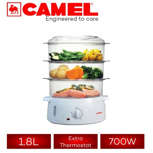 Camel CS9301 Electric Food Steamer CS-9301 3-Tier 9L (Houseware Express ...