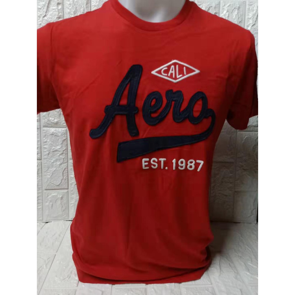 (Overruns)Aeropostale men‘s tshirt cotton aero shirts oversize | Shopee ...