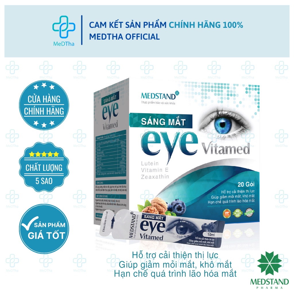 Eye Vitamed Eye Supplement - Brightens Eyes, Reduces Eye Fatigue, Dry ...