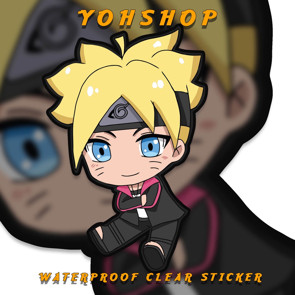 Boruto Peeker Sticker | Boruto Peek Chibi Sticker | Naruto Decal ...
