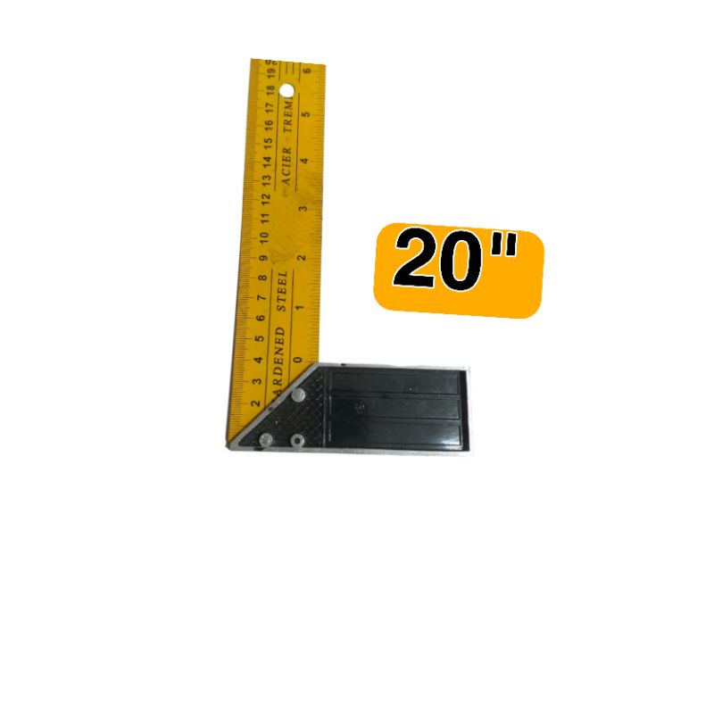 Measuring Tool L-Square Hardened Steel 20" 25" 30" 40"35 Squala (Yellow ...