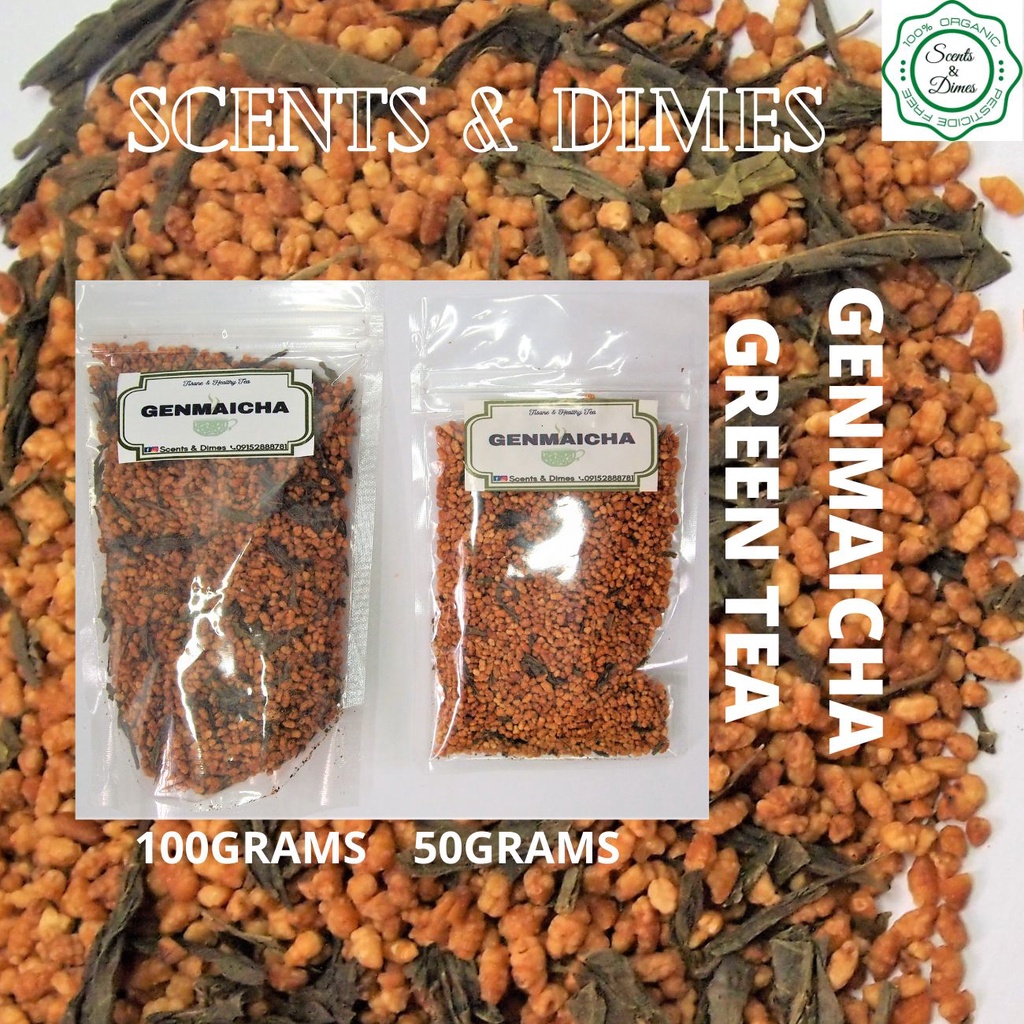 Organic Genmaicha Roasted Brown Rice Genmaicha Green Tea | Shopee ...