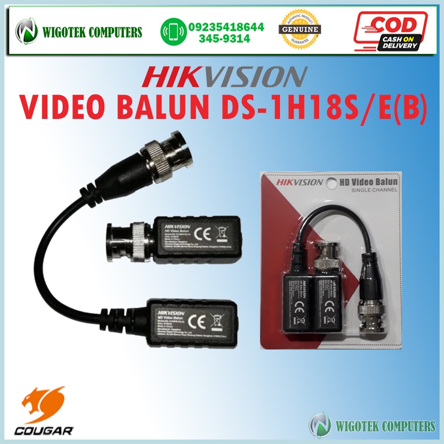 Hikvision Video Balun DS-IHI8S/E(B) | Shopee Philippines