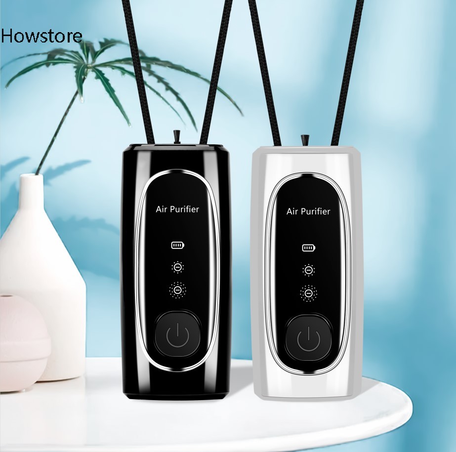 2021 Upgraded Wearable Air Purifier Necklace Mini Personal Portable Air ...