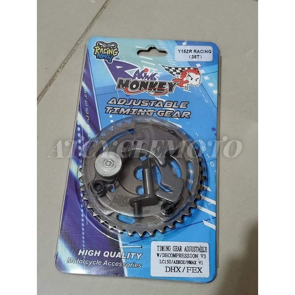 TIMING GEAR ADJUSTABLE W/DECOMPRESSION V3 FOR NMAX V2/AEROX V2/LC 150 ...