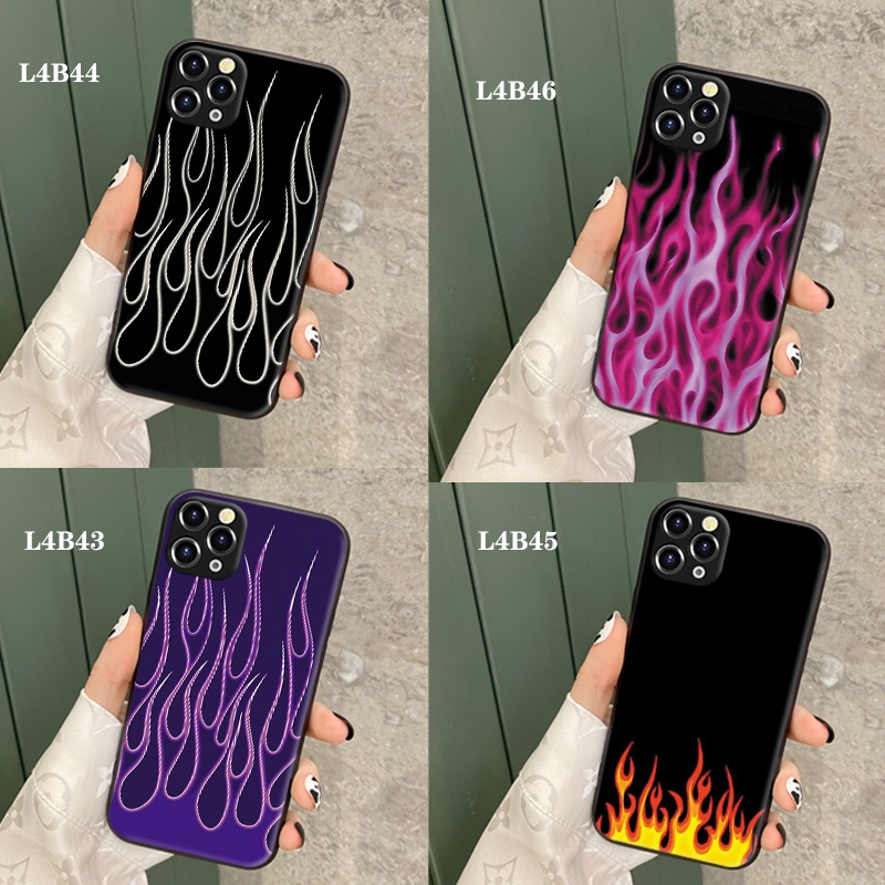 VIVO Phone Case Y12 Y12s Y11 Y15 Y17 Y21 Y53 Y55 Y55s Y69 Y71 flame ...