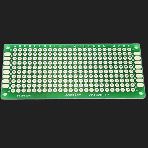 PCB UNIVERSAL BOARD GREEN (SINGLE/DOUBLE SIDED) PROTOBOARD Prototyping ...
