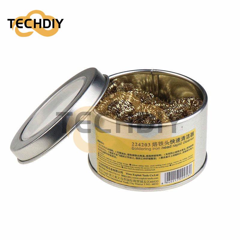 Desoldering soldering iron mesh filter cleaning nozzle tip copper wire ...