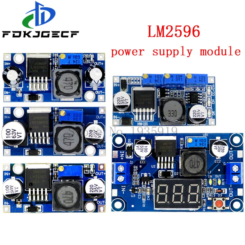 LM2596 LM2596HVS power supply module DC-DC BUCK 3A adjustable buck module regulator ultra ...