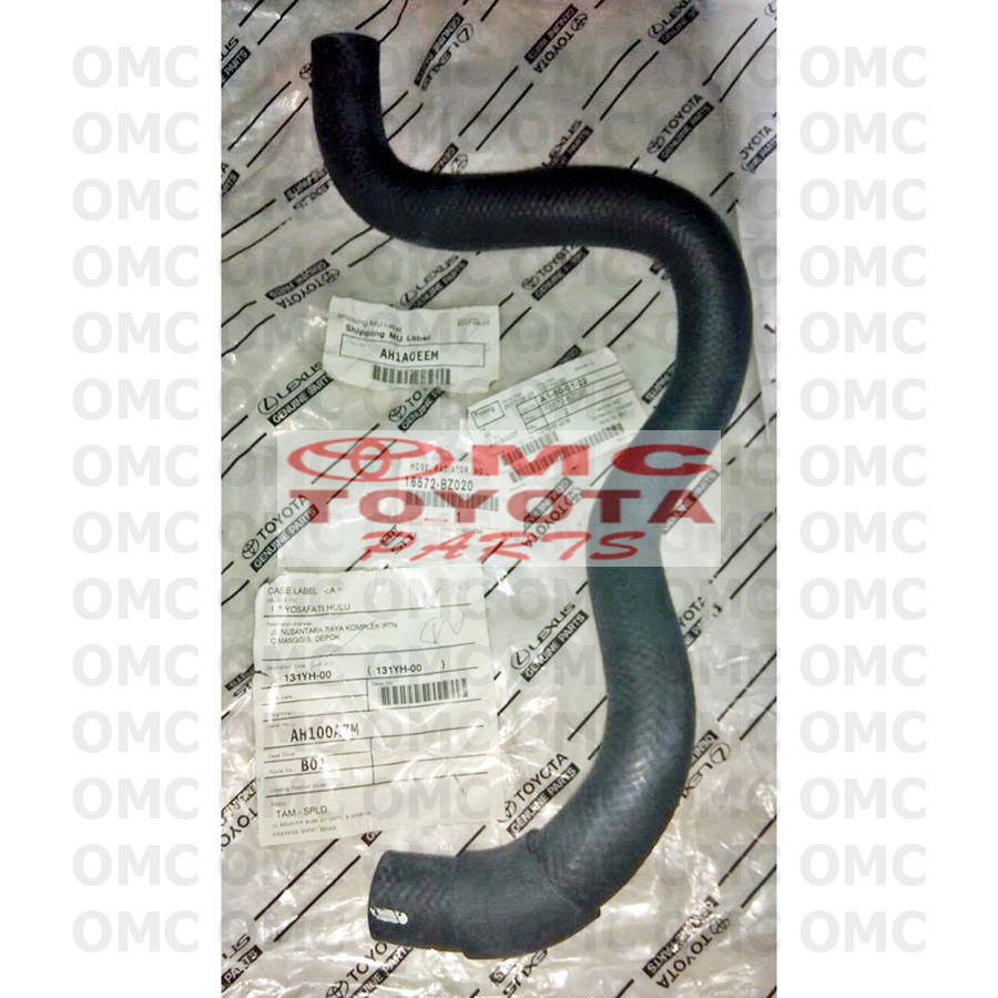 Lower Avanza Xenia Old Lower Radiator Hose 16572-BZ020 | Shopee Philippines