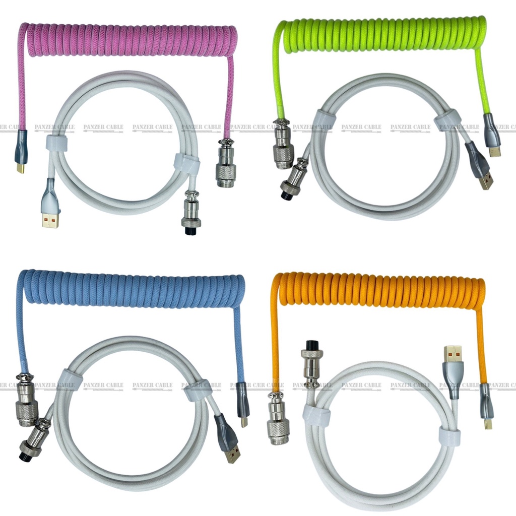 Panzer Cable for Type-C mechanical keyboard, high-quality Polyethylene ...