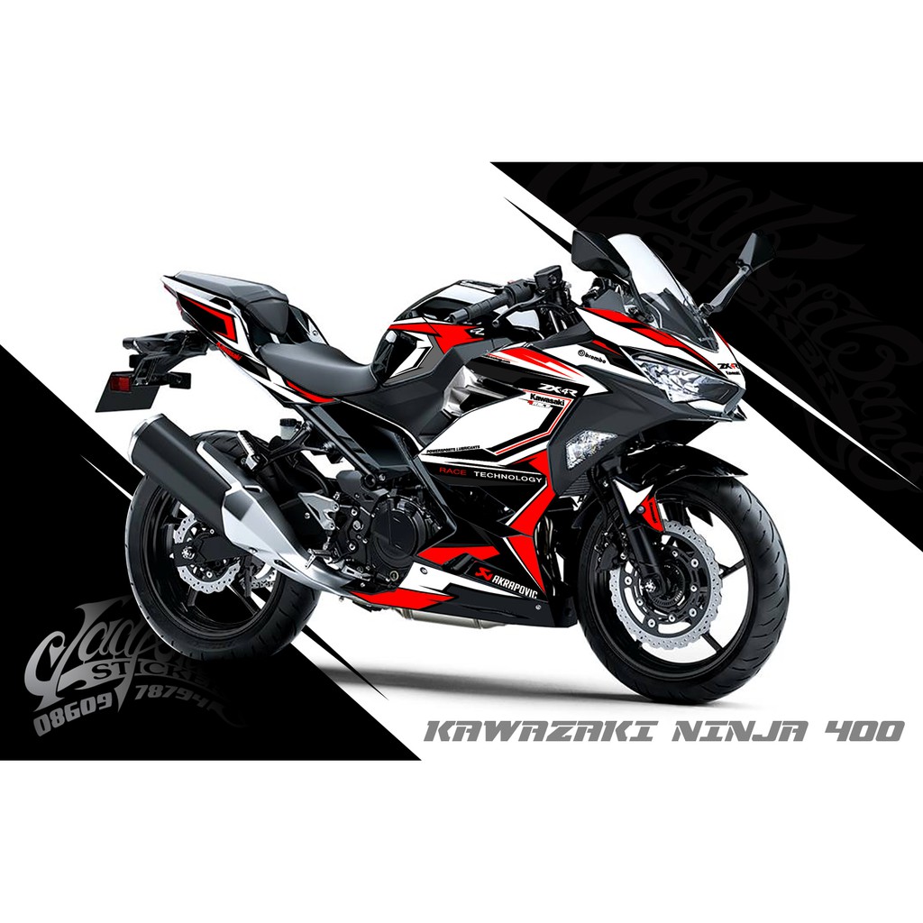 Kawasaki Ninja 400 Full Body Sticker Sport V.1 | Shopee Philippines