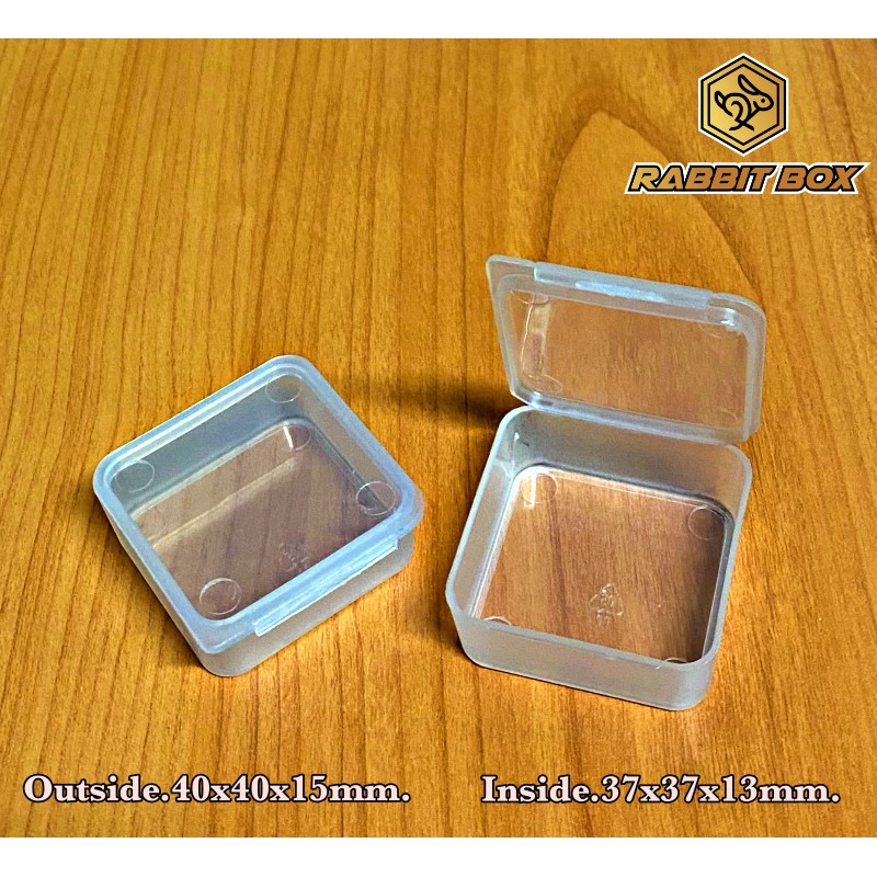 Plastic Box Size 40x40x15mm. Bundle Of 10pcs | Shopee Philippines