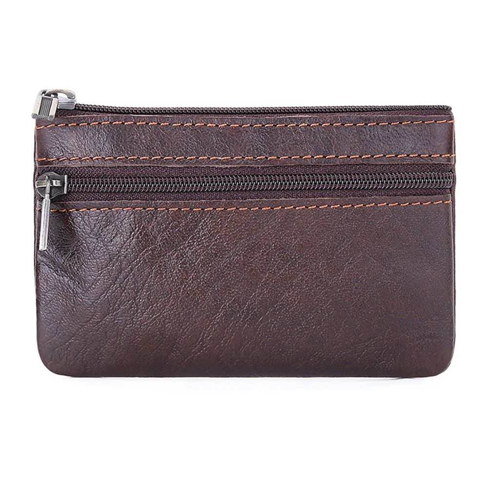 [COD] Retro Coin Purse Fashion Zero Purse Wallet Women Cowhide Men ...