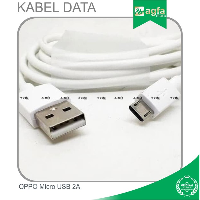 White Micro USB 2A Data Cable for Oppo A37 A83 F1S F3 F5 F7 Youth ...