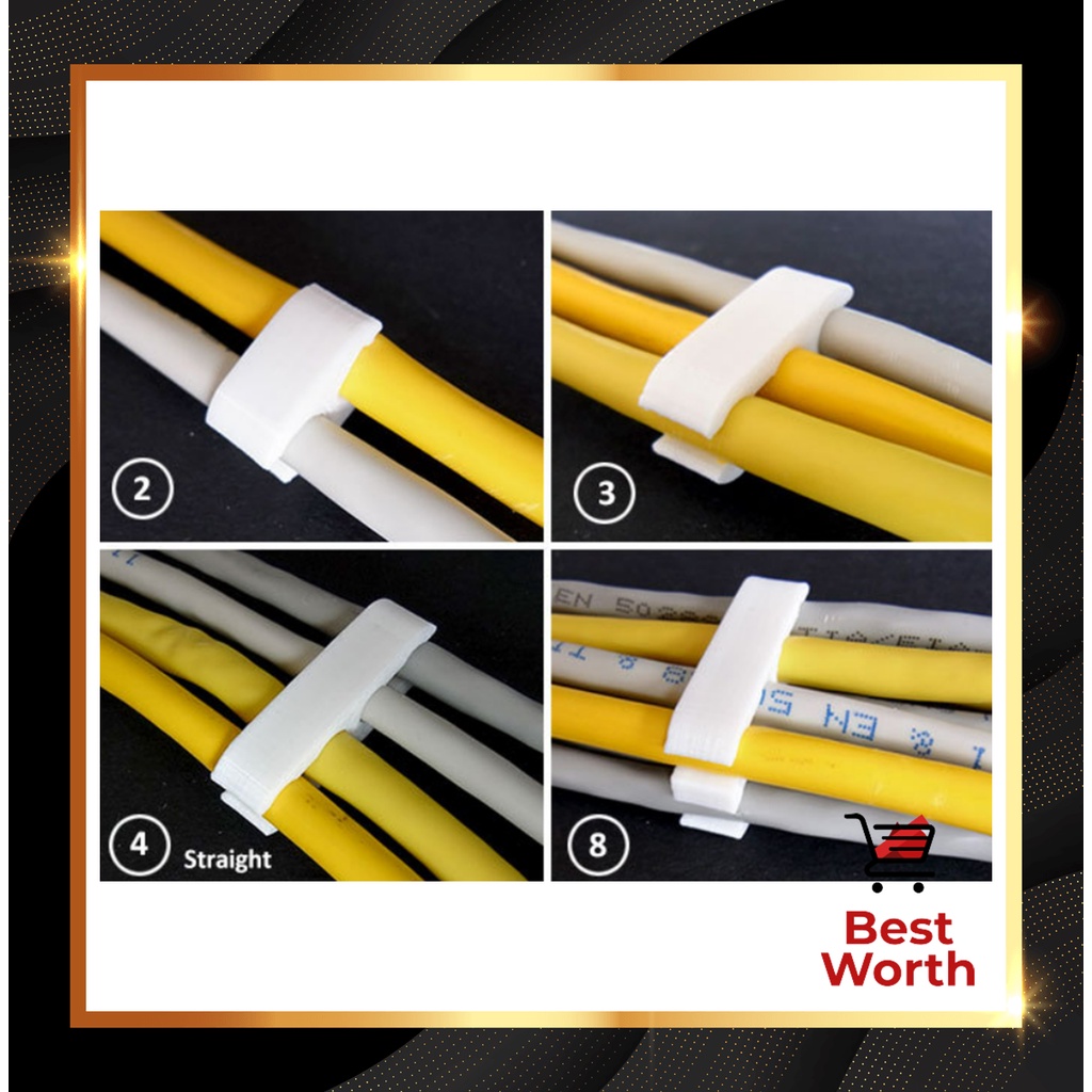 Ethernet Cable Runners Organizer – Tidy & Secure Your Cables | Shopee ...