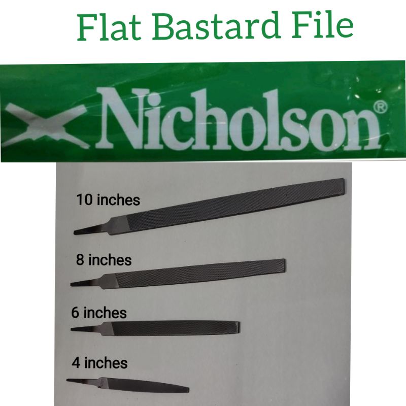 Flat File Nicholson Available in 10" 8" 6" and 4" | Shopee Philippines